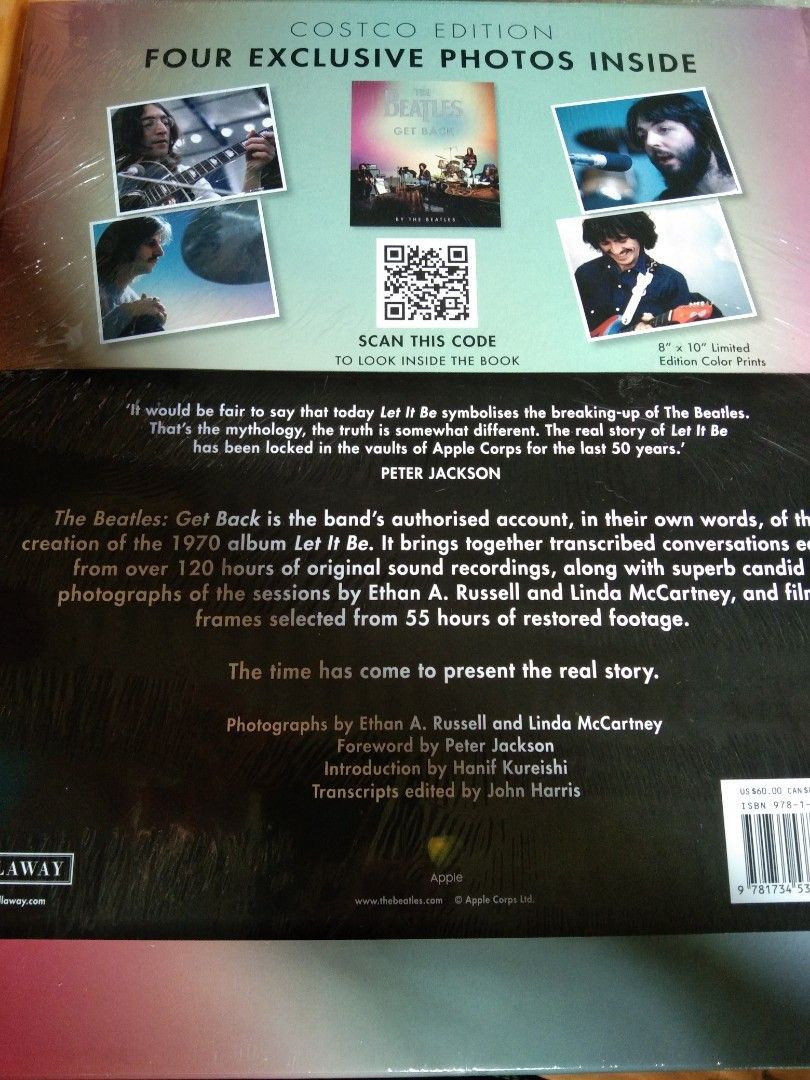 Beatles Get back book Costco edition/blu-ray 3Disc Collector's edition ...