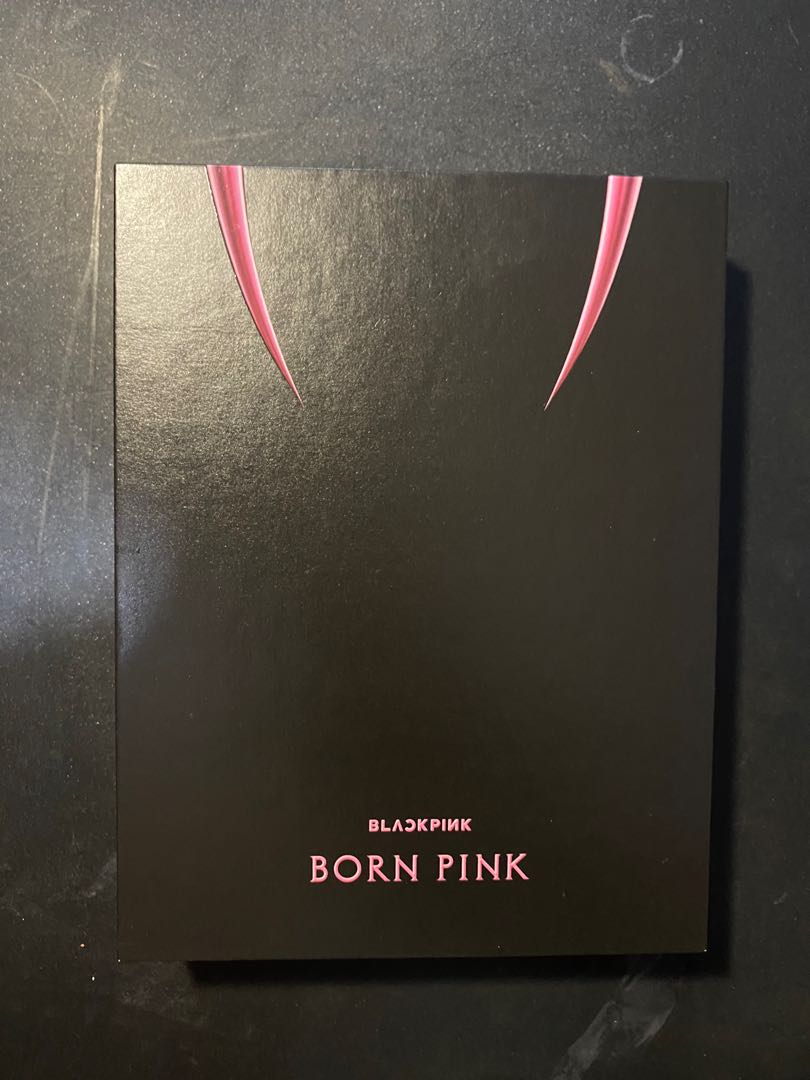 Blackpink Born Pink Album Pink Version, Hobbies & Toys, Memorabilia ...