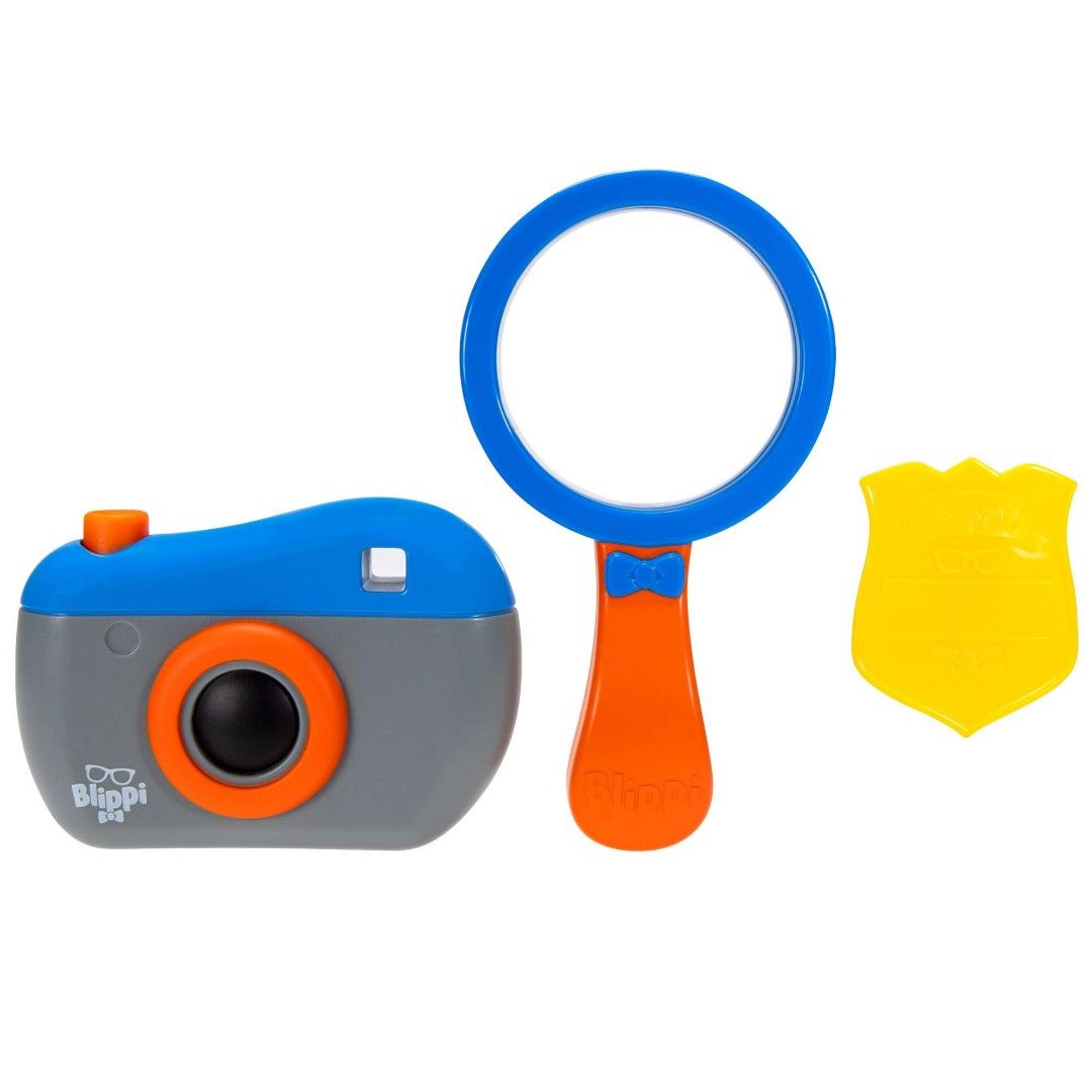 Blippi detective set toy carry case magnifying glass camera badge ...