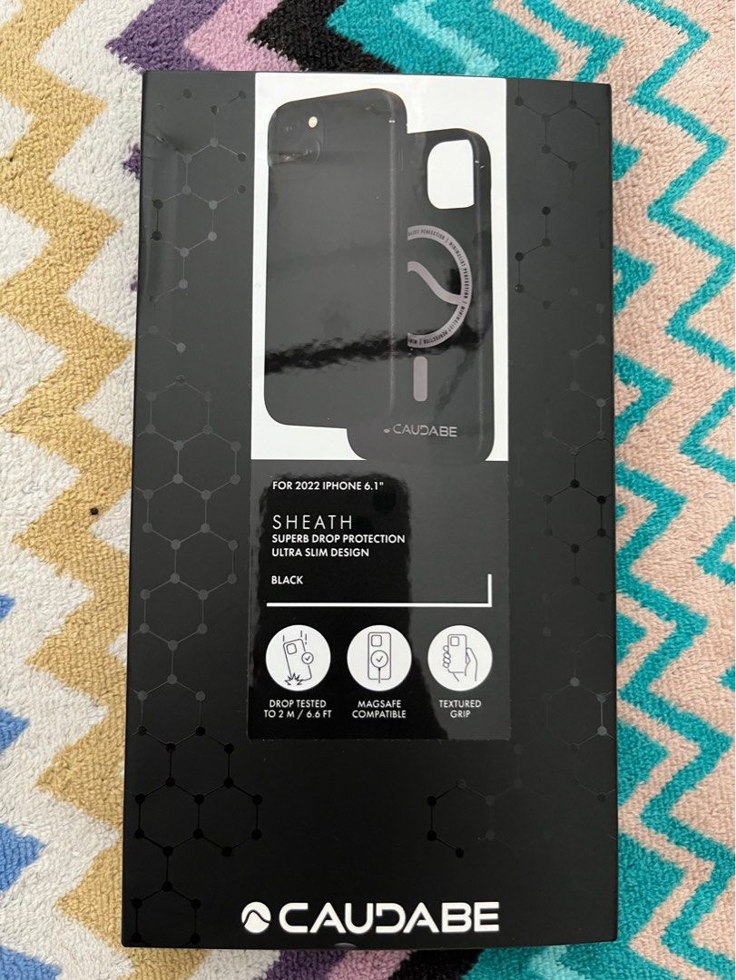 BNIB Caudabe iPhone 14 case Black with Magsafe, Mobile Phones & Gadgets ...