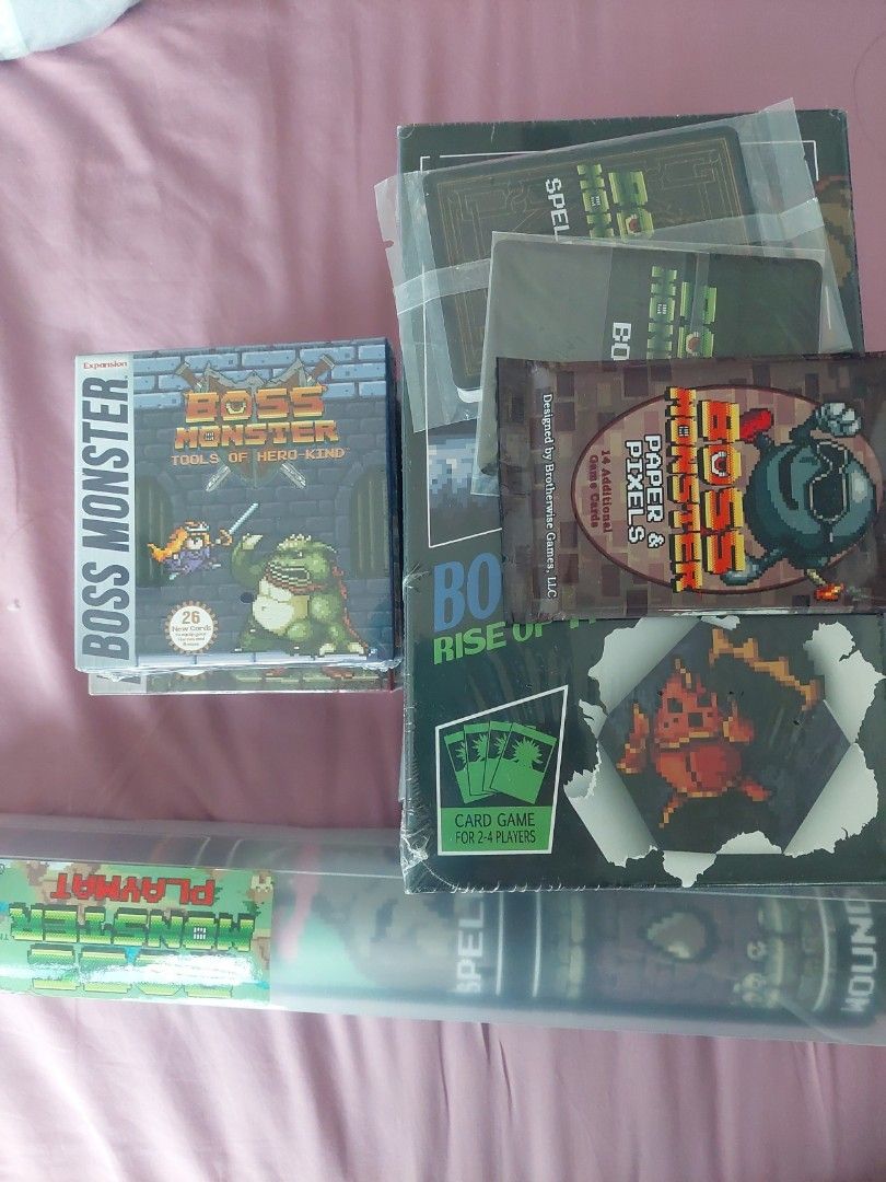 Boss monster and expansions., Hobbies & Toys, Toys & Games on Carousell