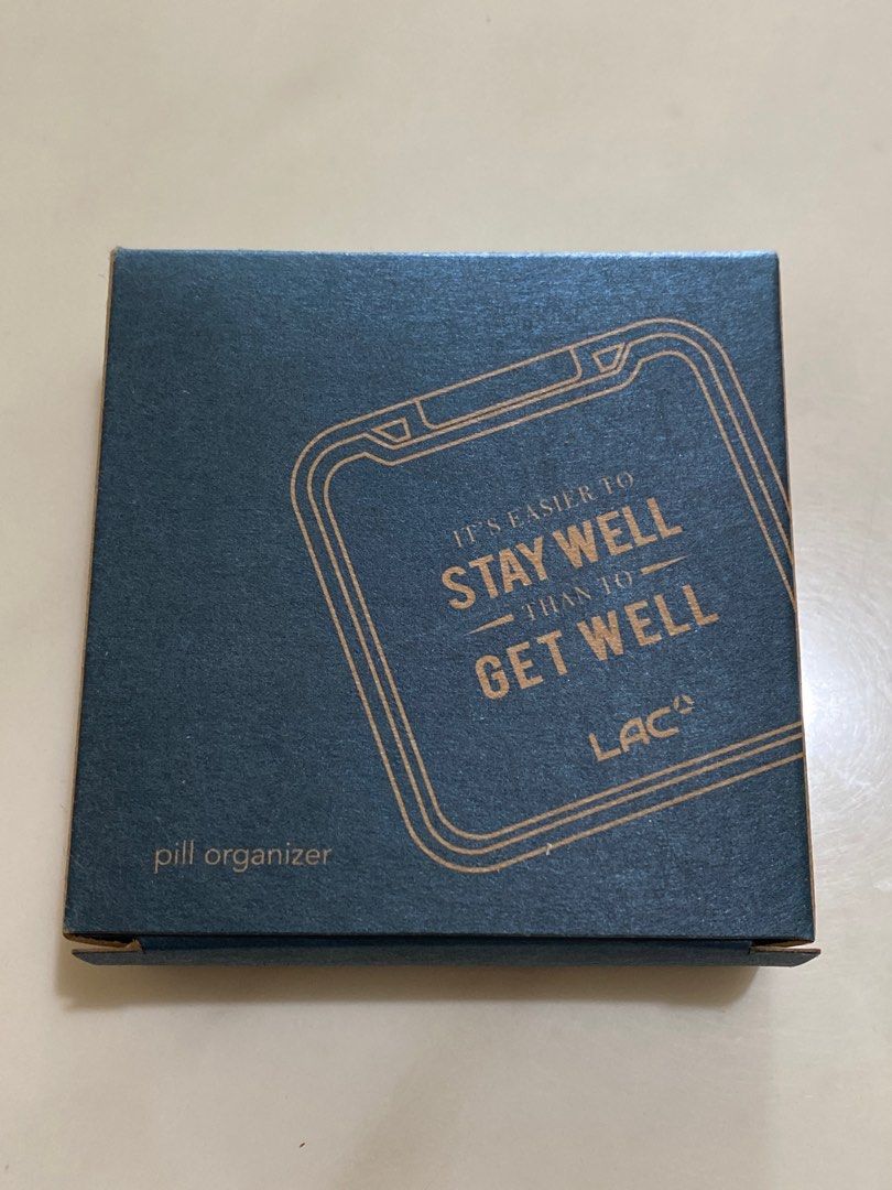 Brand new LAC pill box / organizer, Health & Nutrition, Medical ...