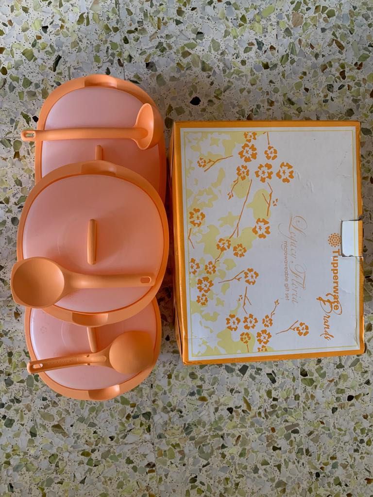 Brand New Tupperware Legacy Floria Microwaveable Gift Set, Furniture ...