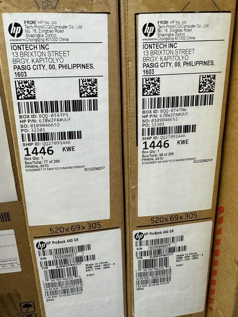 Brandnew Sealed box HP ProBook 450 G9 15.6" Intel i5-1235U, 8GB, 512GB ...