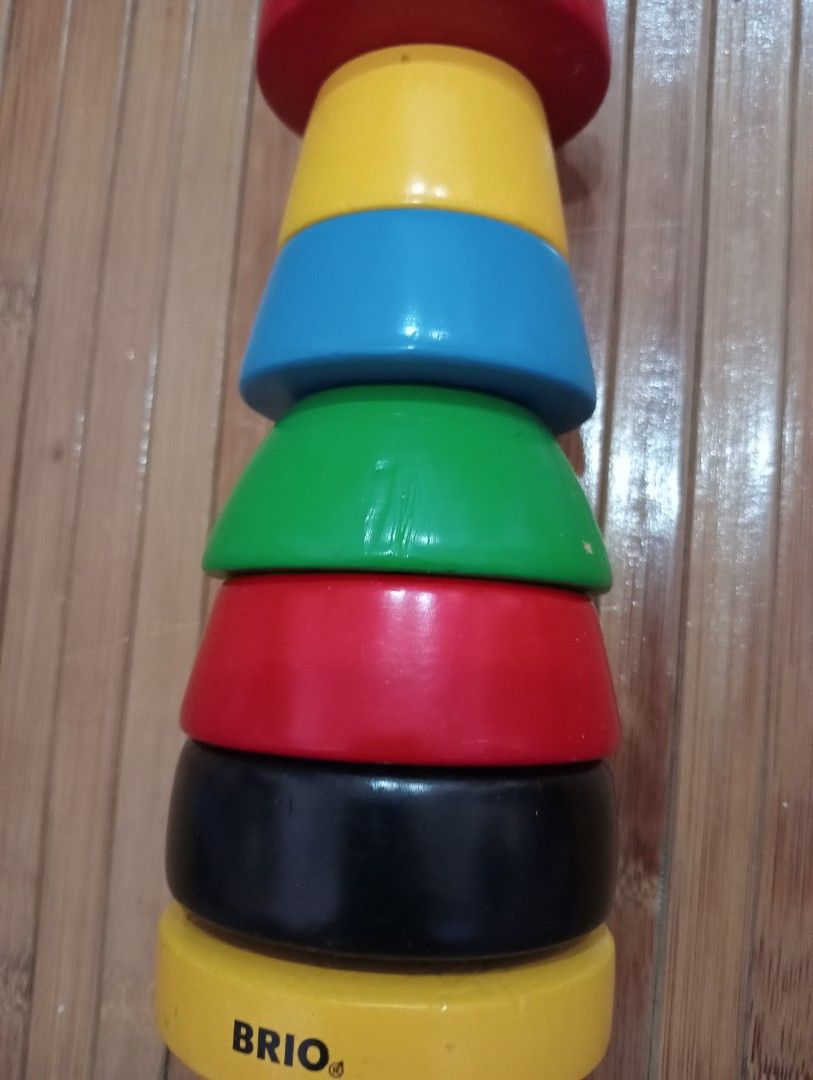 BRIO Wooden Stacking Clown, Babies & Kids, Infant Playtime on Carousell