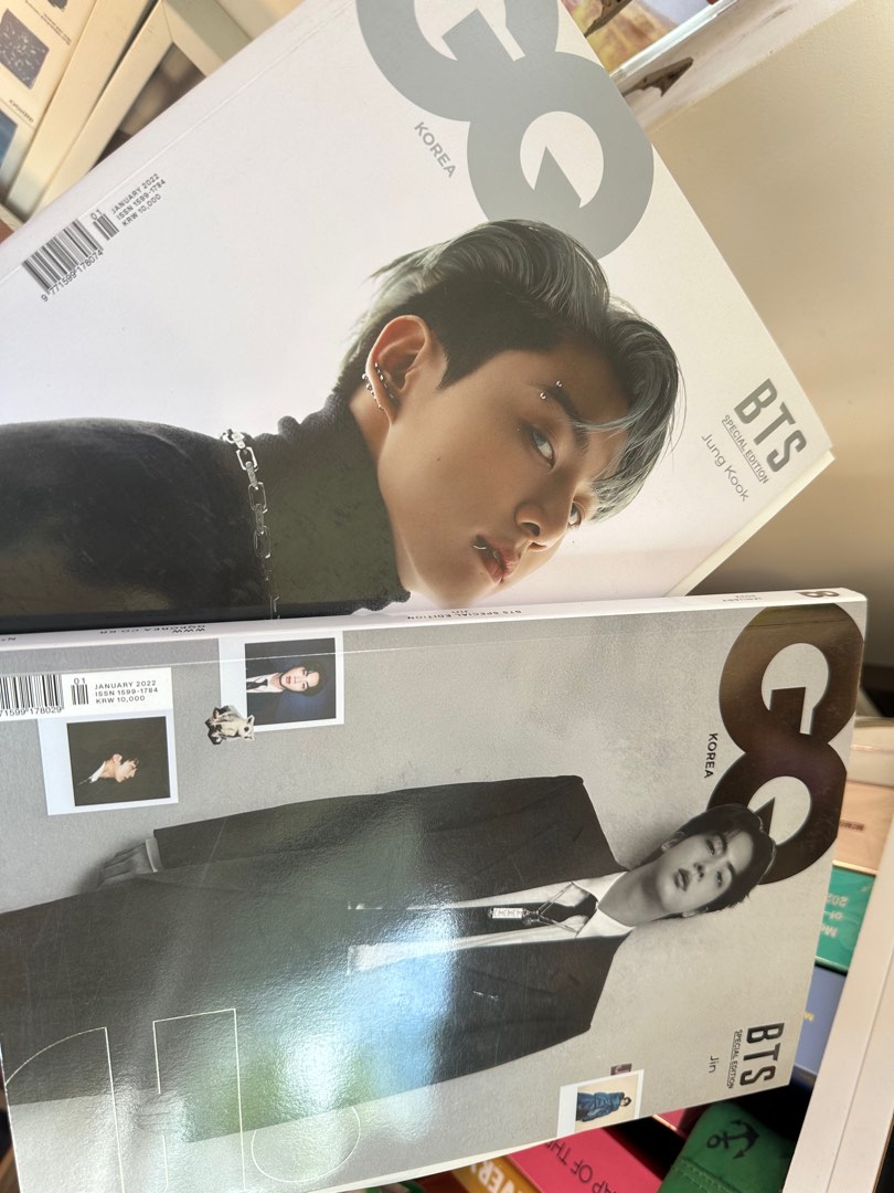 BTS GQ MAGAZINES / JIN and JUNGKOOK, Hobbies & Toys, Memorabilia ...