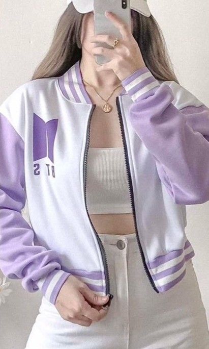 BTS Varsity Jacket, Women's Fashion, Coats, Jackets and Outerwear on ...