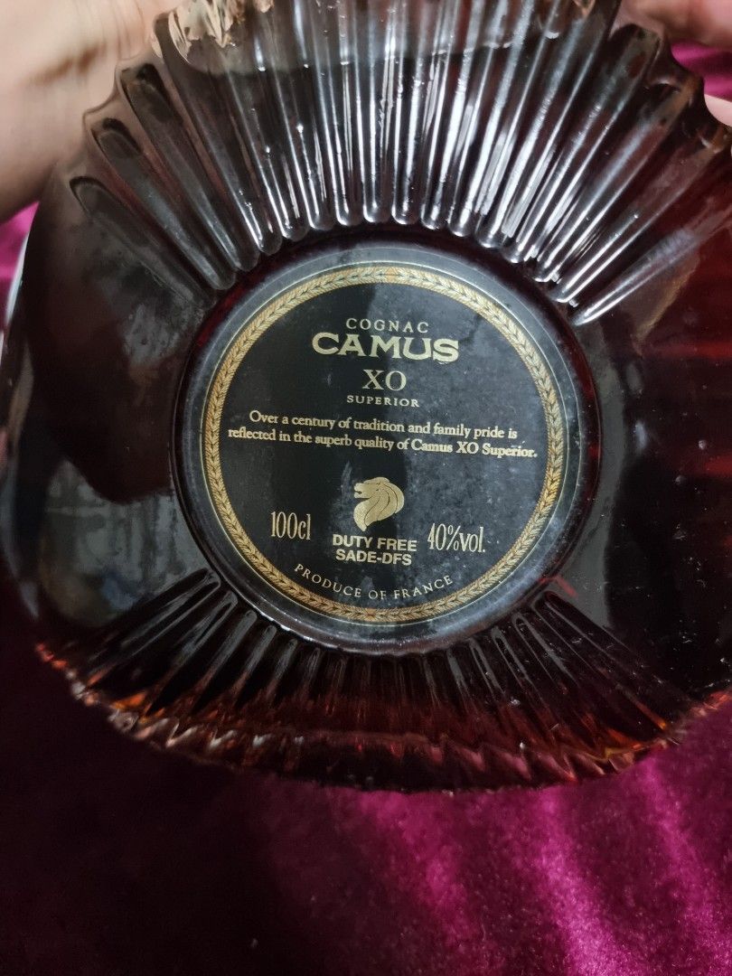 Camus cognac Xo superior 1 litre, Food & Drinks, Alcoholic Beverages on Carousell