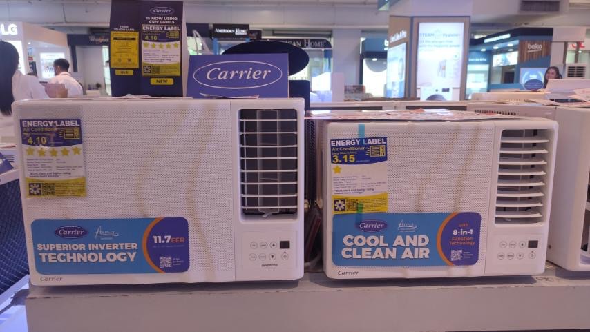 CARRIER WINDOW TYPE INVERTER AIRCON, TV & Home Appliances, Air ...