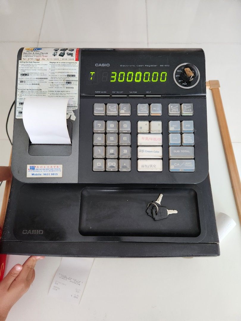 Casio cash register, Computers & Tech, Office & Business Technology on ...