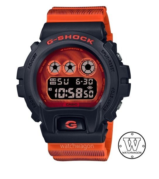 Casio G-Shock DW-6900TD-4 Time Warp Distortion Series Digital Gents ...