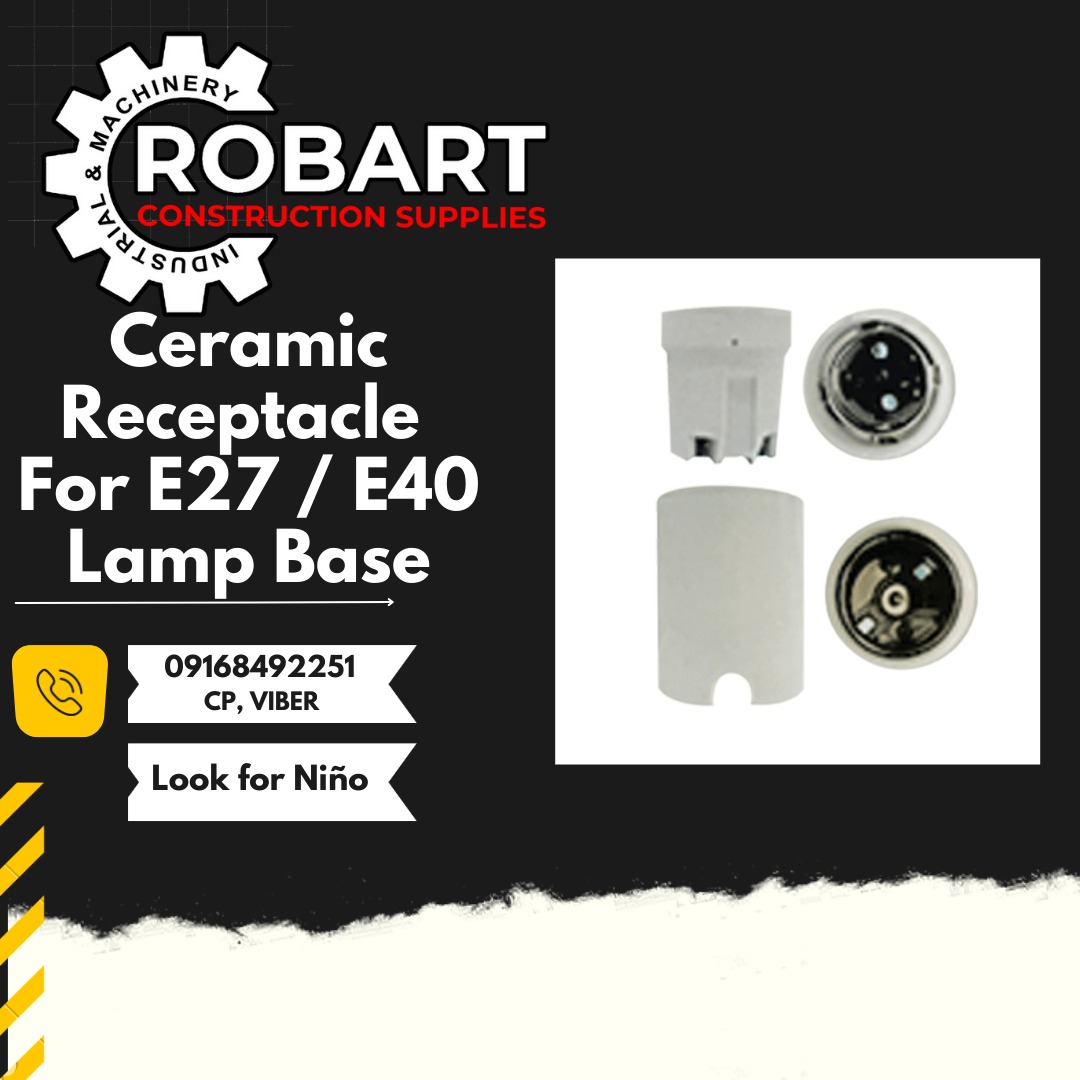Ceramic Receptacle For E27 / E40 Lamp Base, Commercial & Industrial ...