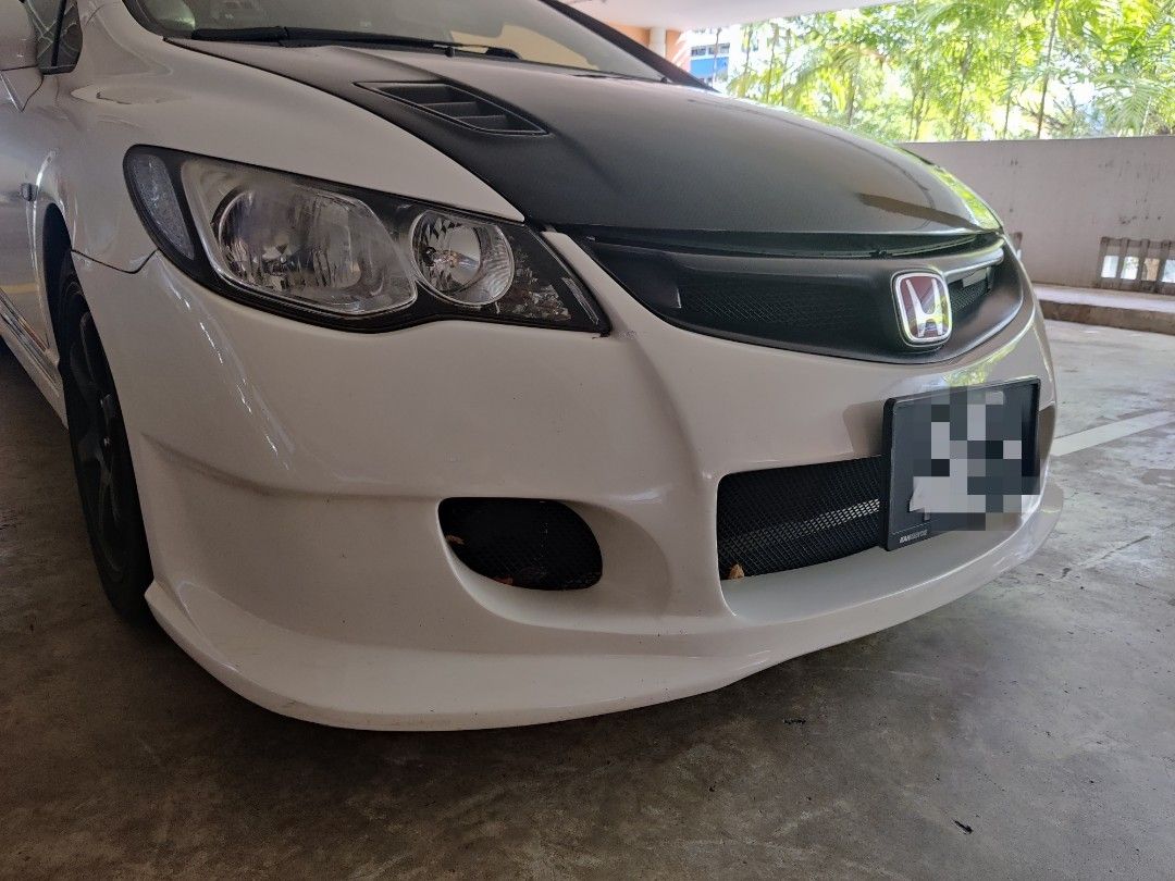 Civic FD INGS Type R Front Bumper w/ detachable grille, Car Accessories ...