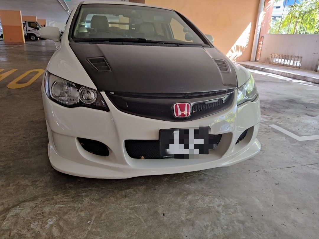 Civic FD INGS Type R Front Bumper w/ detachable grille, Car Accessories ...