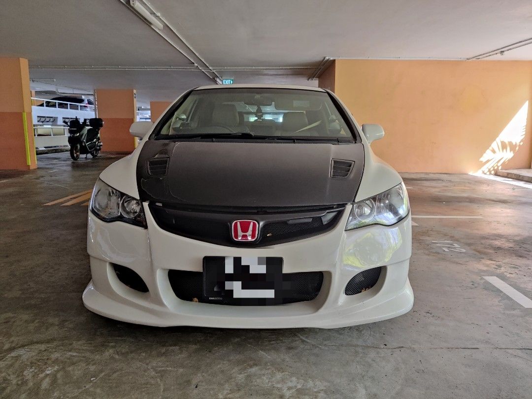 Civic FD INGS Type R Front Bumper w/ detachable grille, Car Accessories, Accessories on Carousell