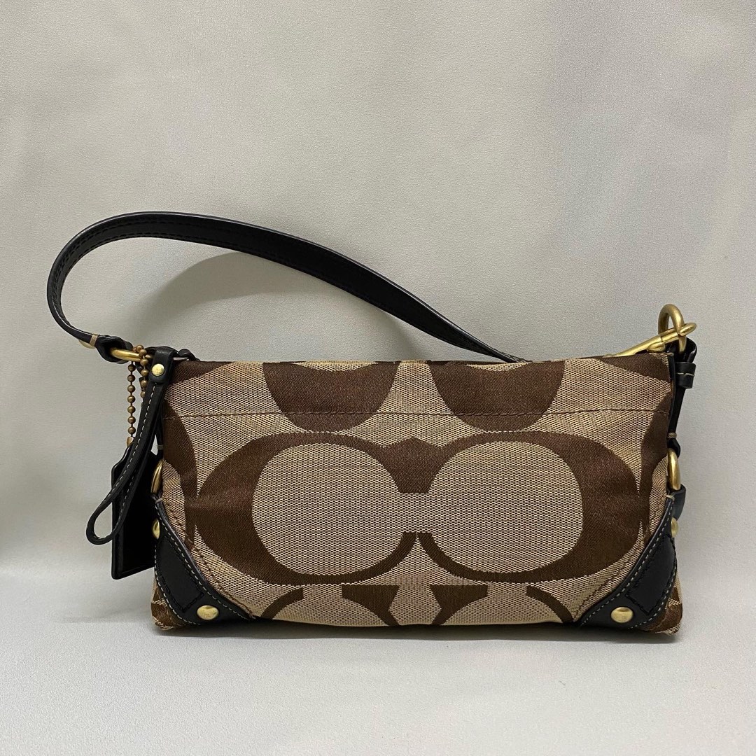 Original Coach Carly Signature Brown Bag, Luxury, Bags & Wallets on ...