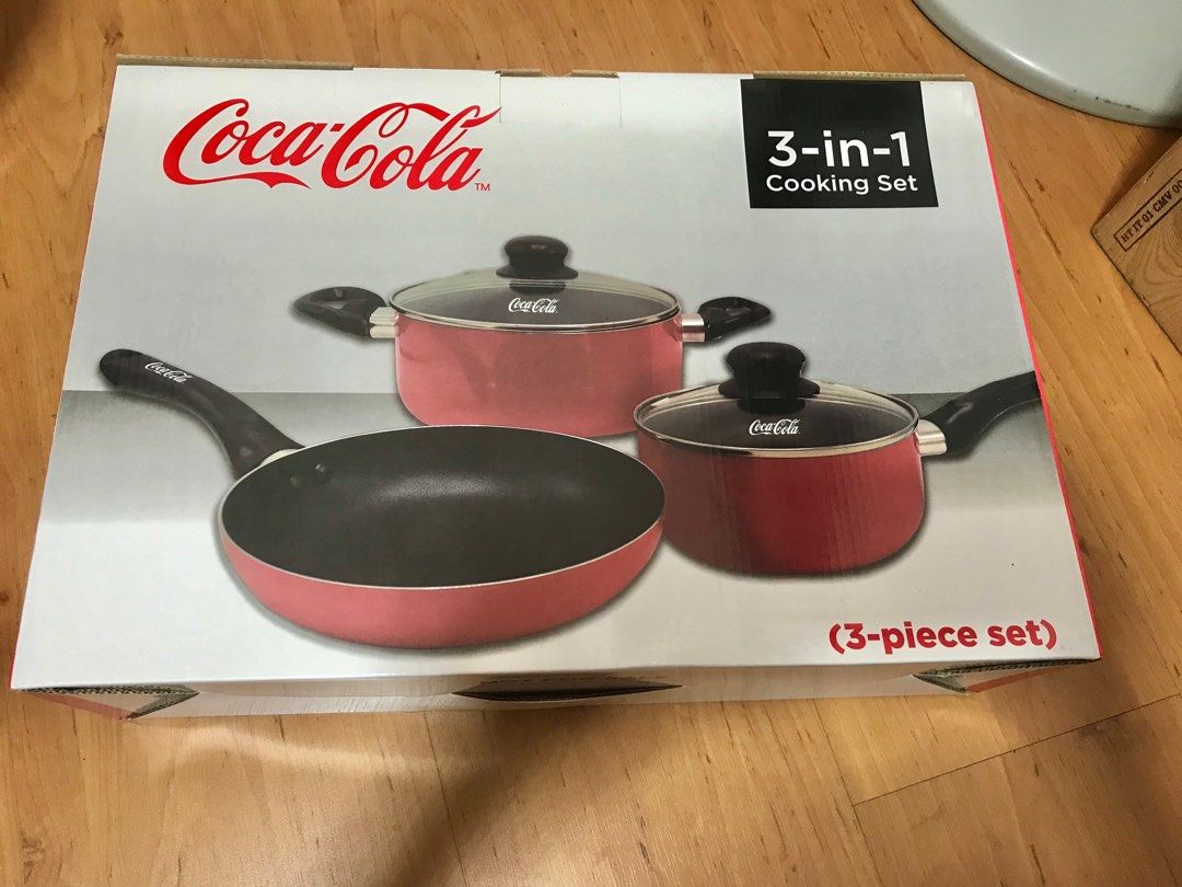 Coca Cola cooking set, Furniture & Home Living, Kitchenware & Tableware ...