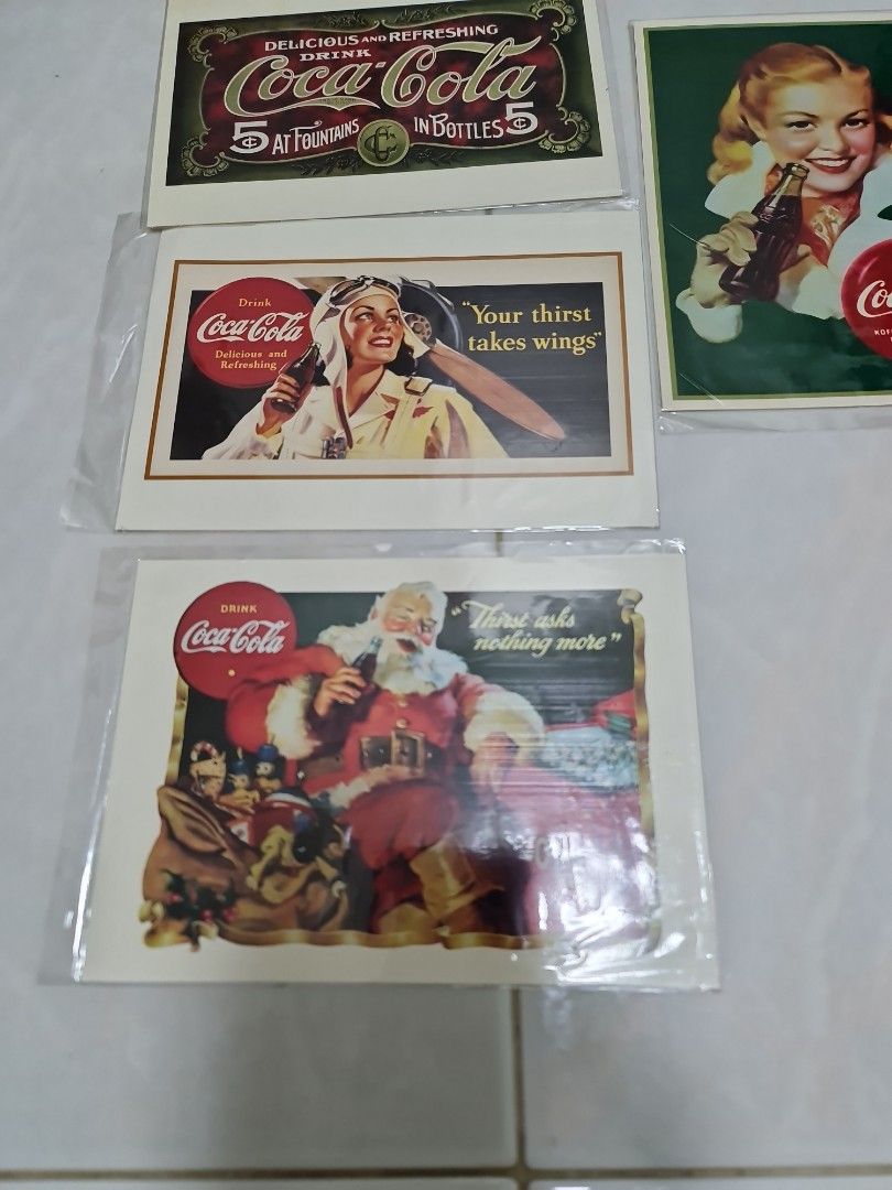 Coca Cola Vintage Postcards $2 for 1 card, Hobbies & Toys, Memorabilia ...