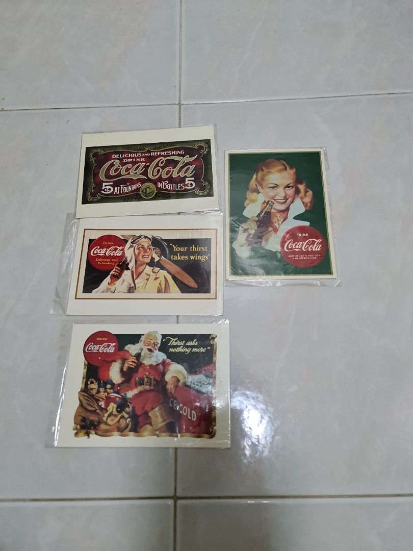 Coca Cola Vintage Postcards $2 for 1 card, Hobbies & Toys, Memorabilia ...