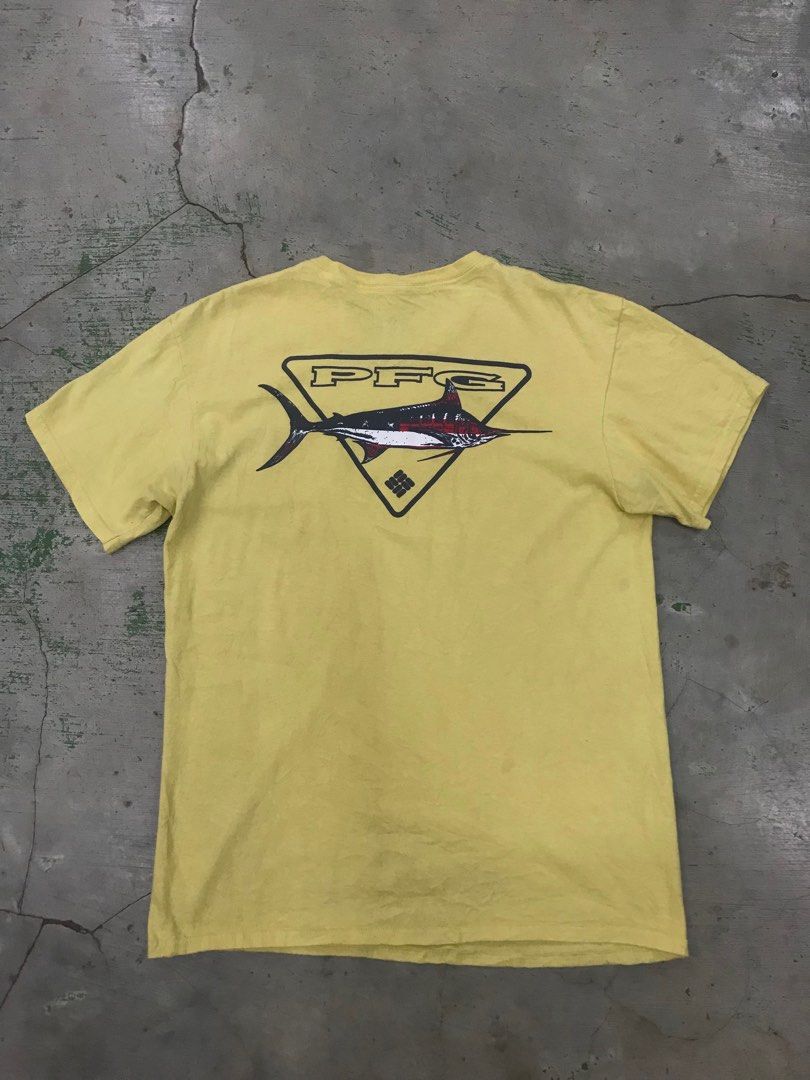 Columbia PFG "swordfish logo" Fishing Tee, Men's Fashion, Tops & Sets ...