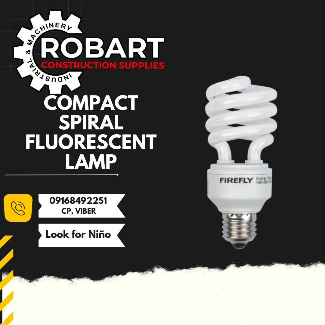 COMPACT SPIRAL FLUORESCENT LAMP, Commercial & Industrial, Construction ...