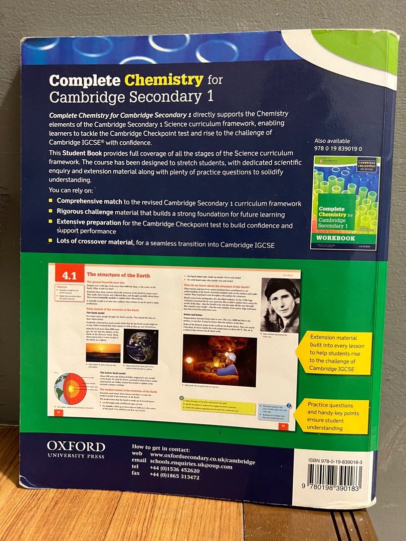 Complete Chemistry Cambridge Secondary 1, Hobbies & Toys, Books ... Complete Chemistry Cambridge Secondary 1, Hobbies & Toys, Books ...
