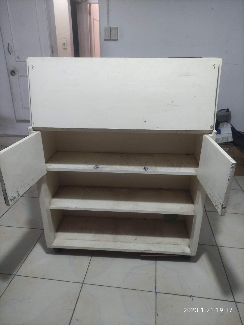 convertible study table shelf with free PC chair, Furniture & Home ...