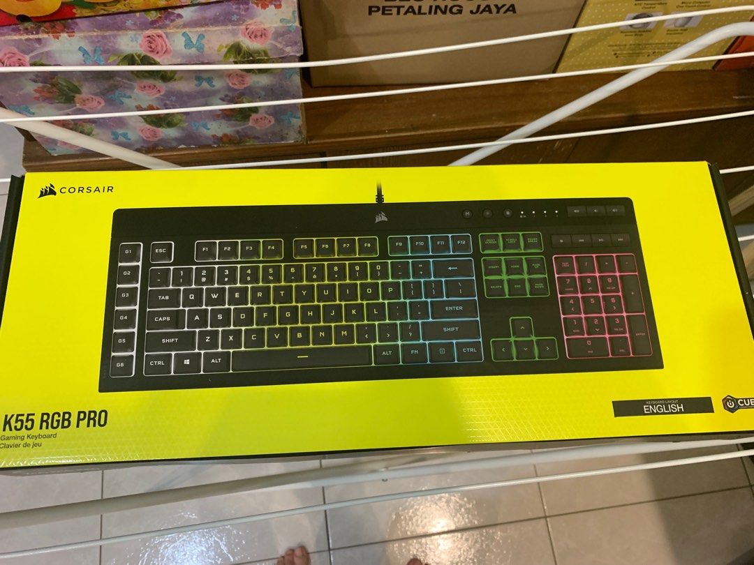 Corsair K55 RGB gaming keyboard, Computers & Tech, Parts & Accessories ...