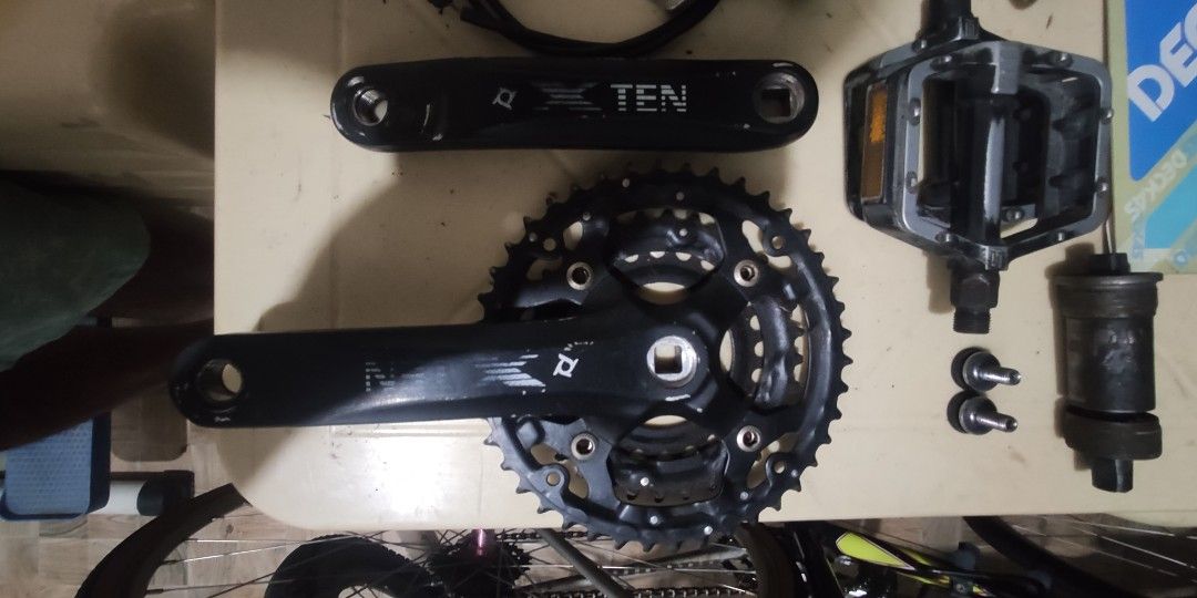 Crank set, Front shifter & derailleur, Hydraulic brakes, Sports ...