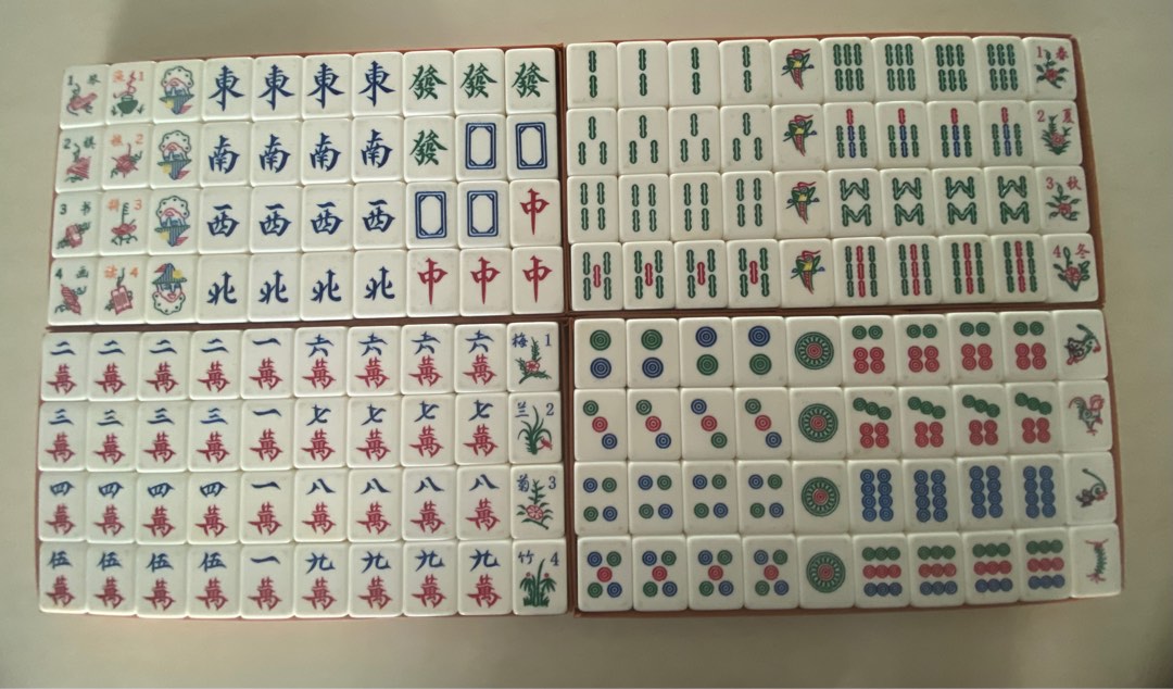 Crystal Mahjong Tiles, Hobbies & Toys, Toys & Games on Carousell