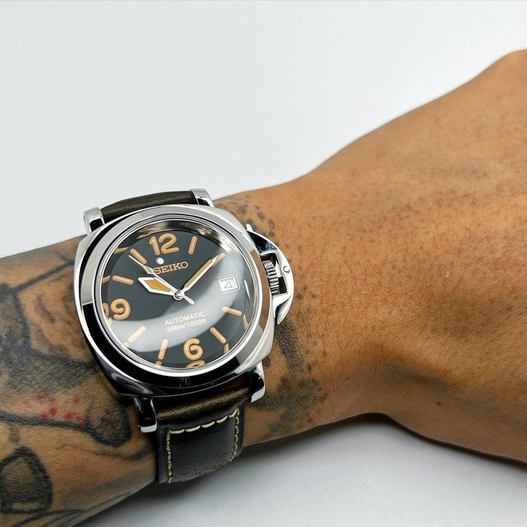 Custom Seiko Mod Vintage Style Polish PAM, Men's Fashion, Watches ...