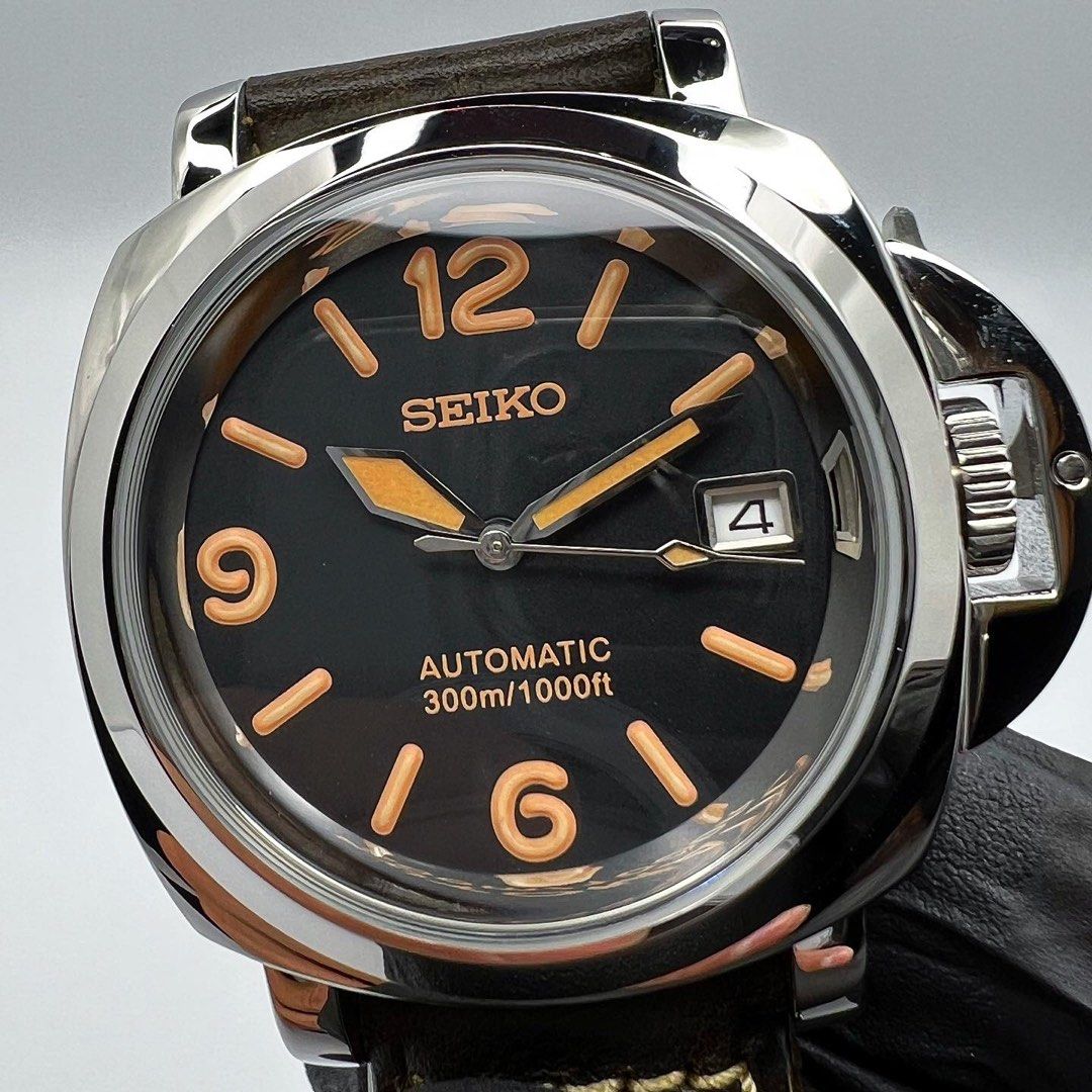Custom Seiko Mod Vintage Style Polish PAM, Men's Fashion, Watches ...