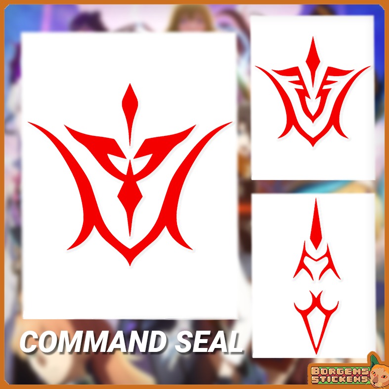 Decal Fgo Gudako Gudao Shirou Emiya Command Seal Vinyl Sticker For Car Pc And More 
