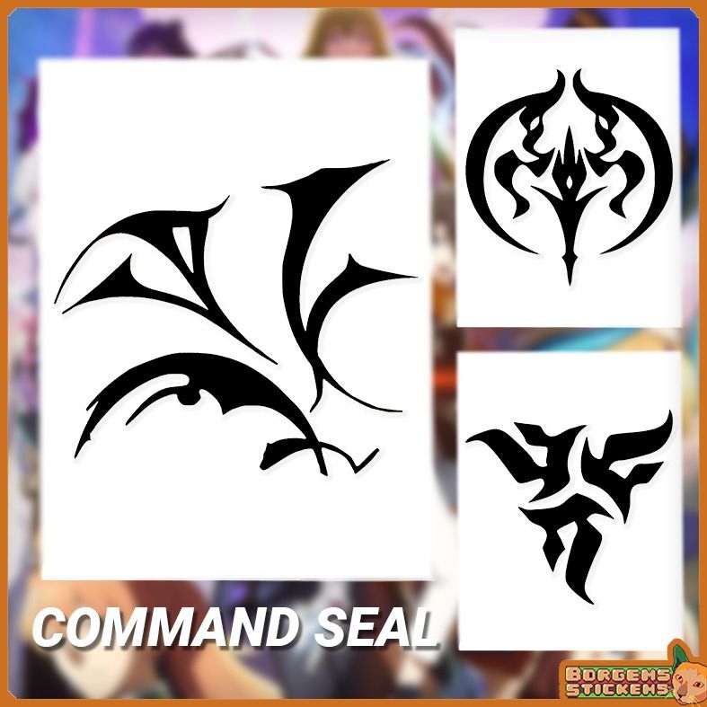 [DECAL] FGO Master of Assassin, Deimlet, Sembren Command Seal VINYL ...
