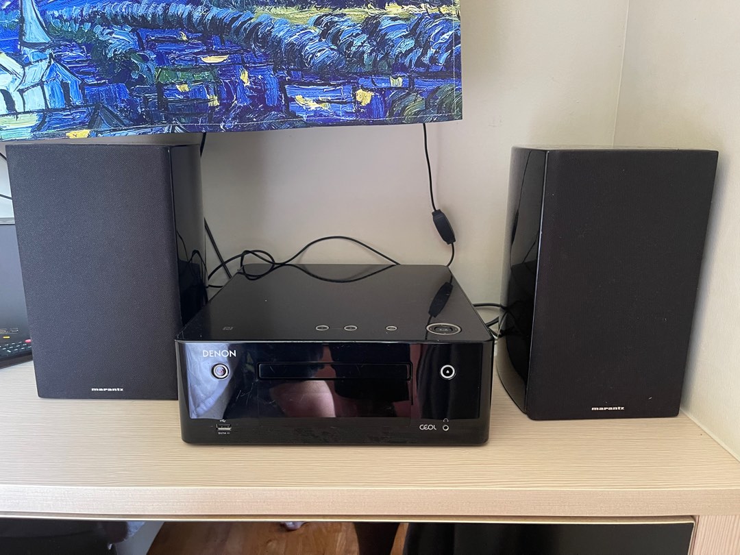 Denon RCD-N9 CEOL CD Hi-Fi with Marantz bookslef speakers, Audio ...