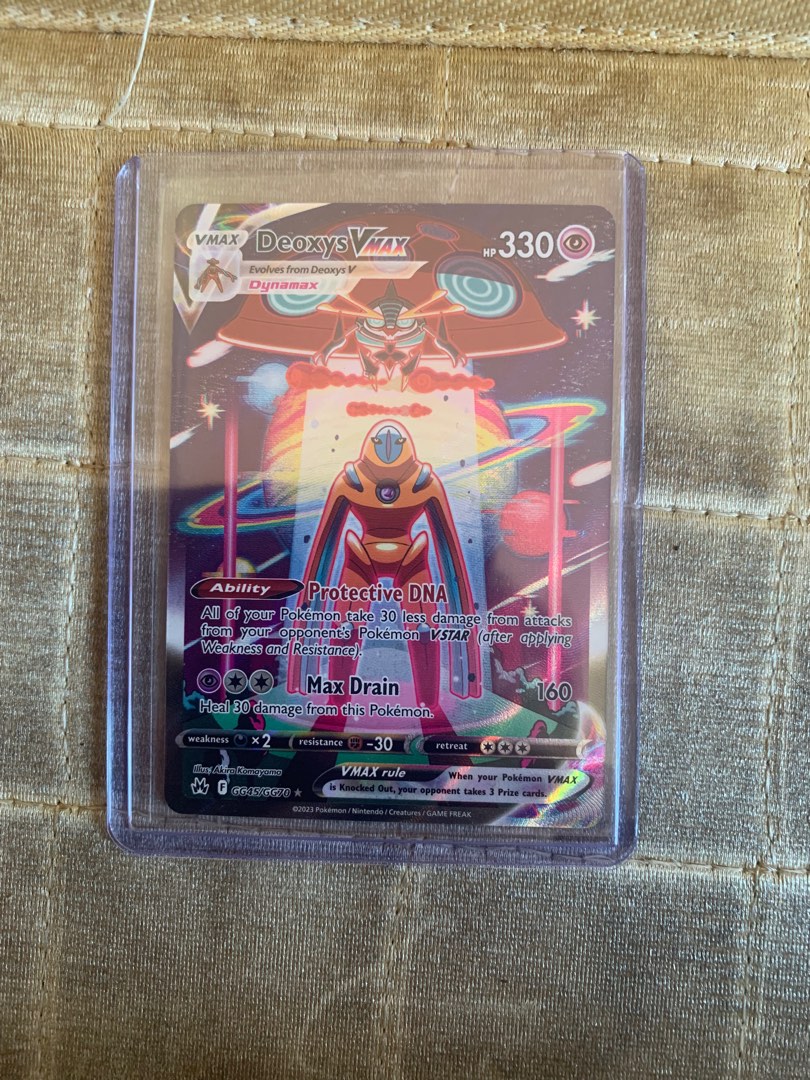 Deoxys vmax crown zenith, Hobbies & Toys, Memorabilia & Collectibles ...