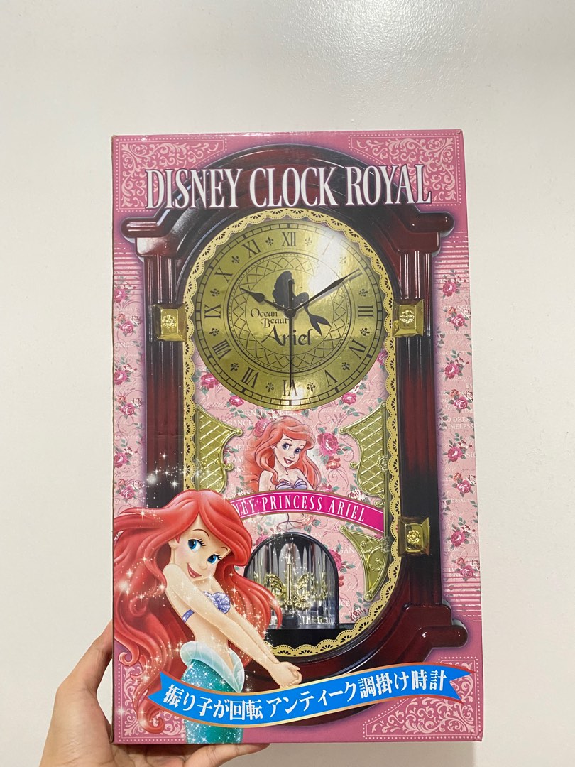 Disney Little Mermaid Ariel Wall clock, Hobbies & Toys, Memorabilia ...