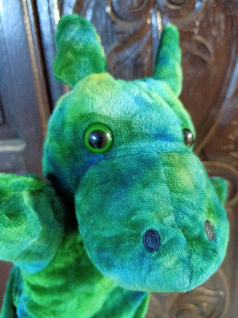 DRAGON HAND PUPPET, Hobbies & Toys, Toys & Games on Carousell