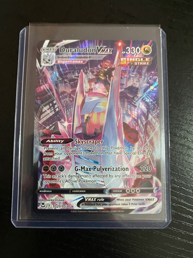 Duraludon Vmax Ultra Rare TG21/TG30 TG Pokemon Sword and Shield Silver ...