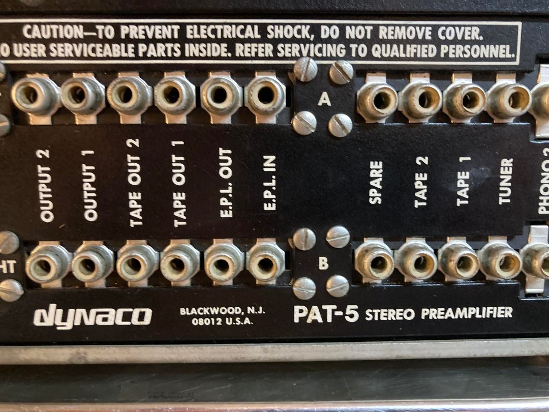 Dynaco PAT 5 Preamplifier Made in the USA, Audio, Soundbars, Speakers & Amplifiers on Carousell