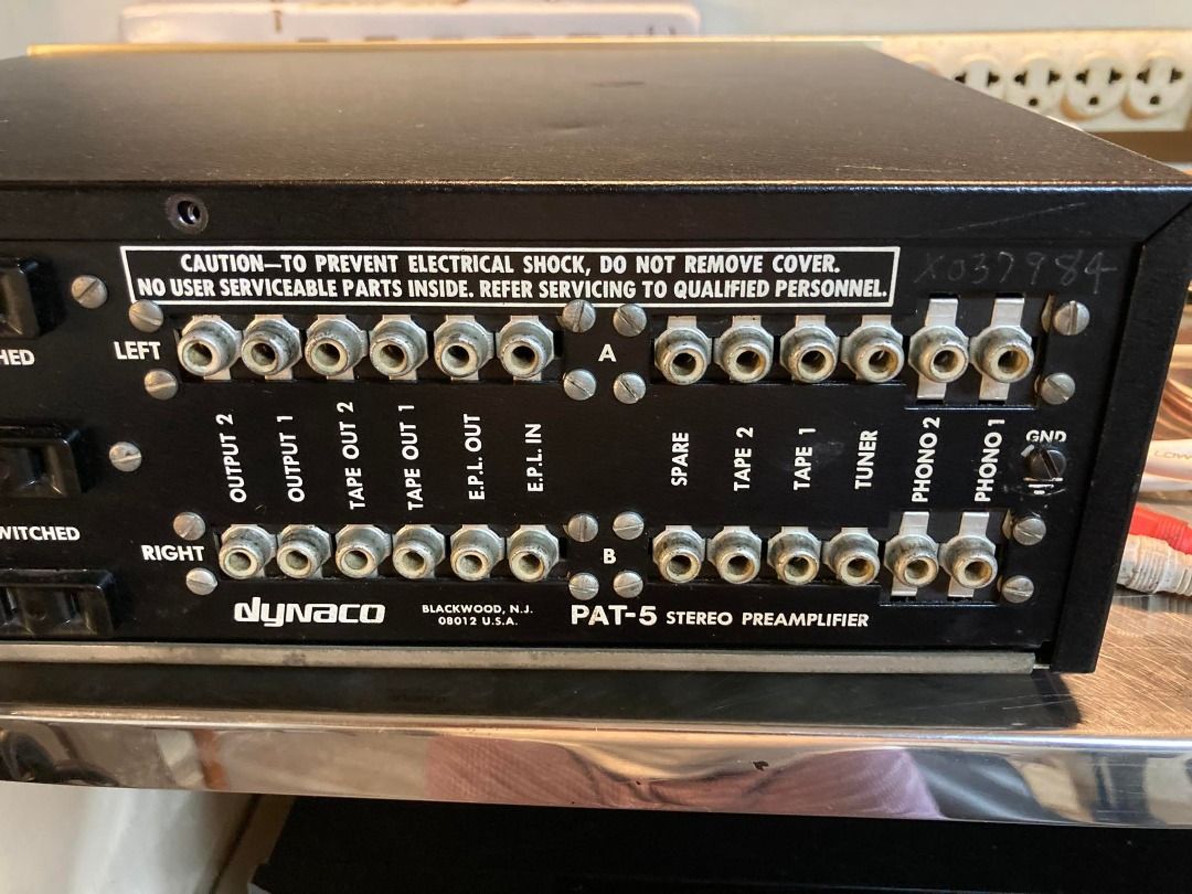 Dynaco PAT 5 Preamplifier Made in the USA, Audio, Soundbars, Speakers & Amplifiers on Carousell