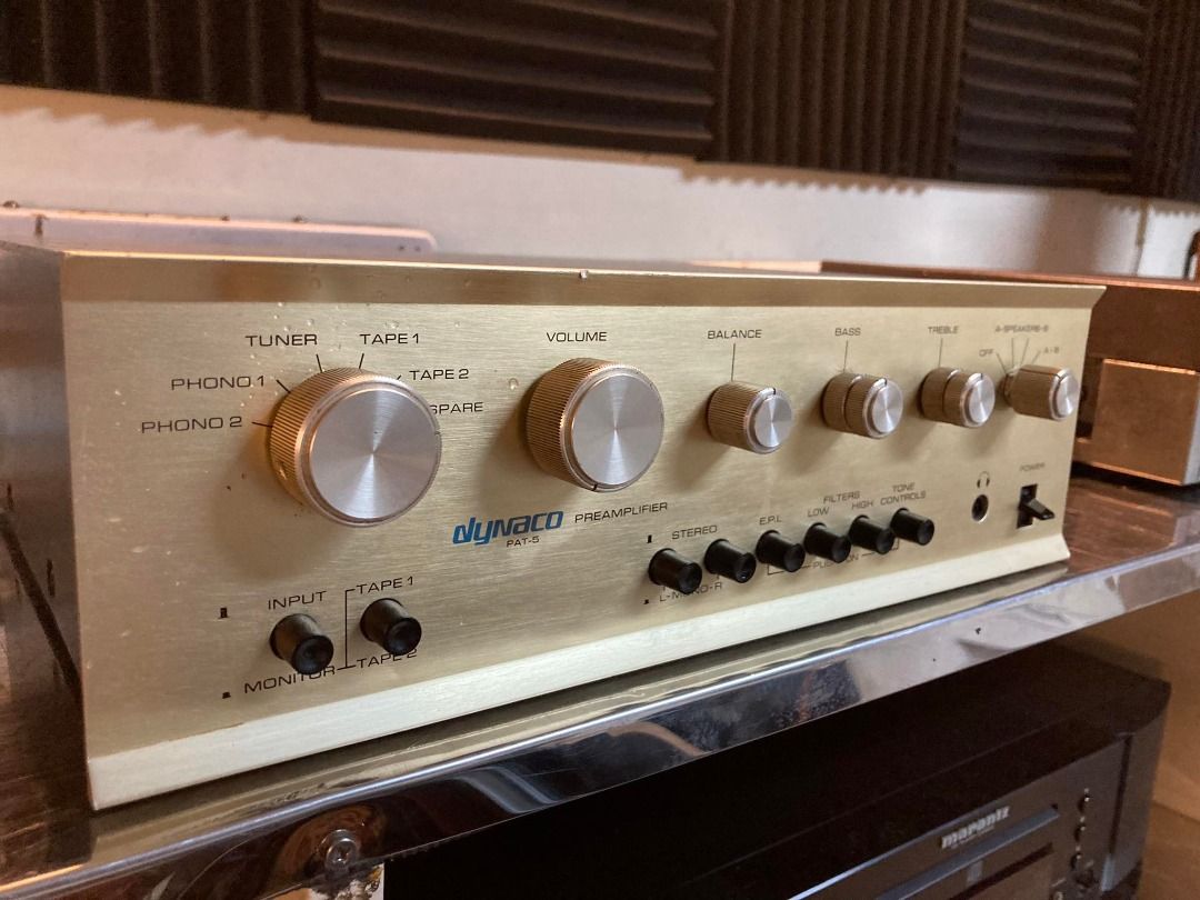 Dynaco PAT 5 Preamplifier Made in the USA, Audio, Soundbars, Speakers & Amplifiers on Carousell