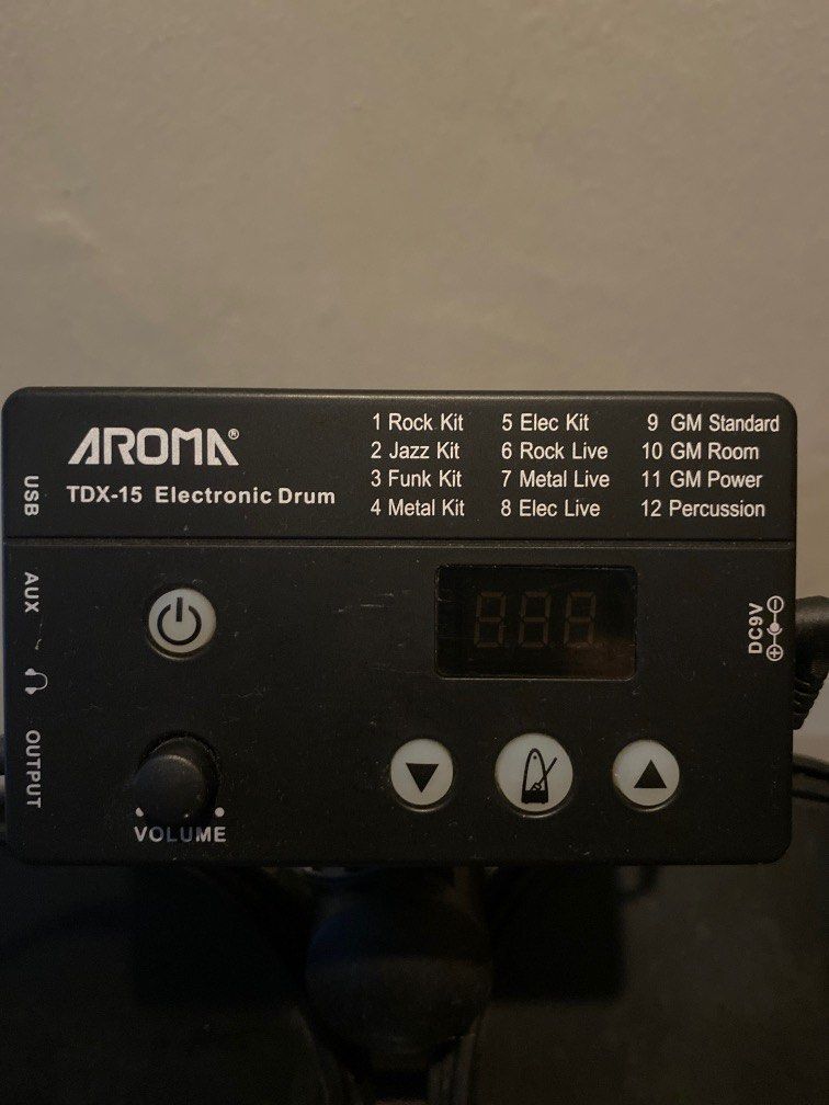 Electric Drumset: AROMA TDX-15, Hobbies & Toys, Music & Media, Musical ...