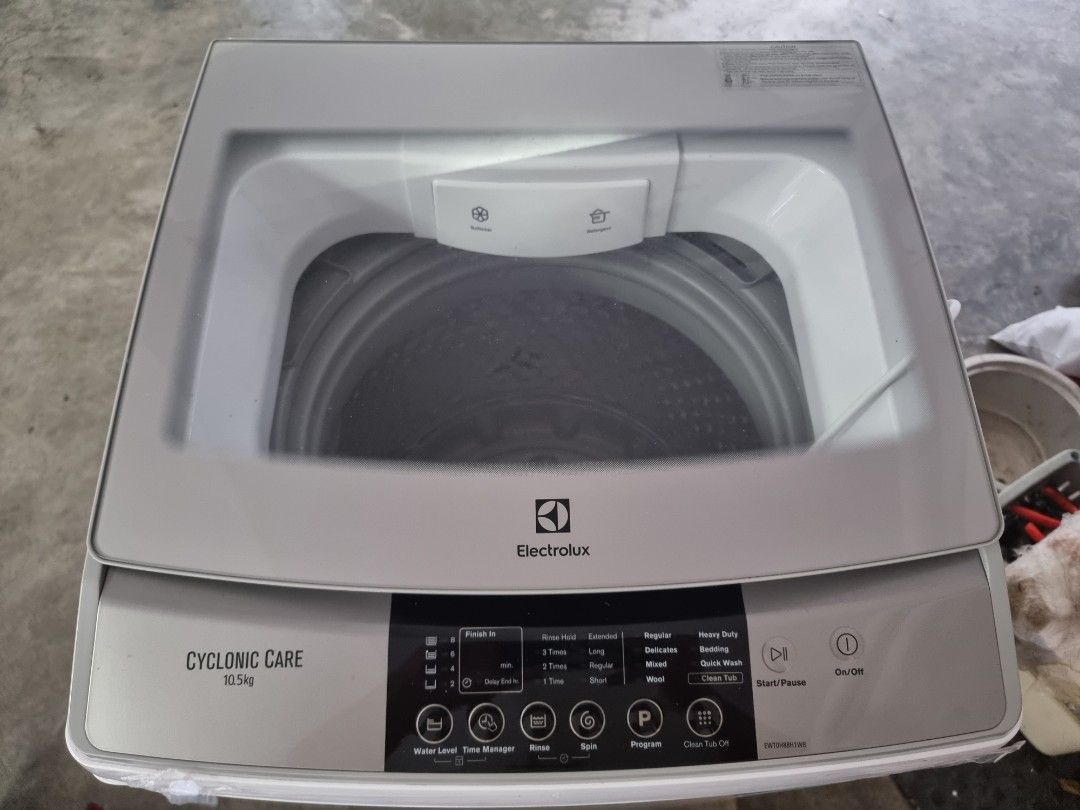 ELECTROLUX 10.5KG TOP LOAD WASHING MACHINE, TV & Home Appliances ...