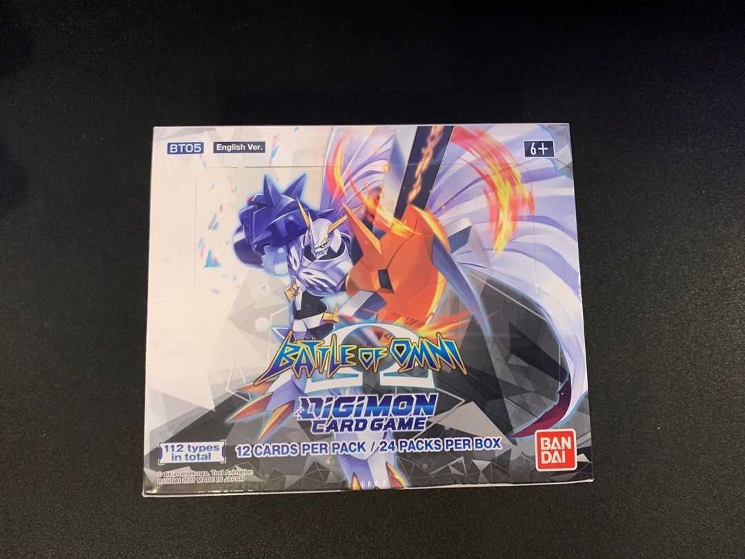 [English] Digimon Battle Of Omni BT-05 Booster Box, Hobbies & Toys ...