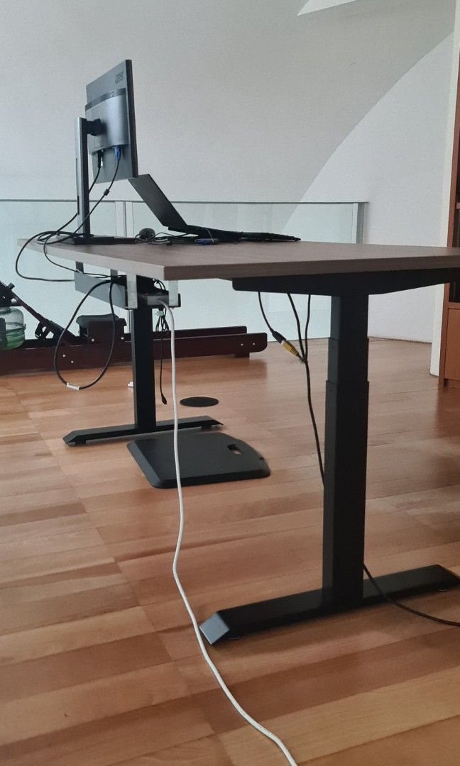 Ergodesk and ergotune office chair, Furniture & Home Living, Furniture ...