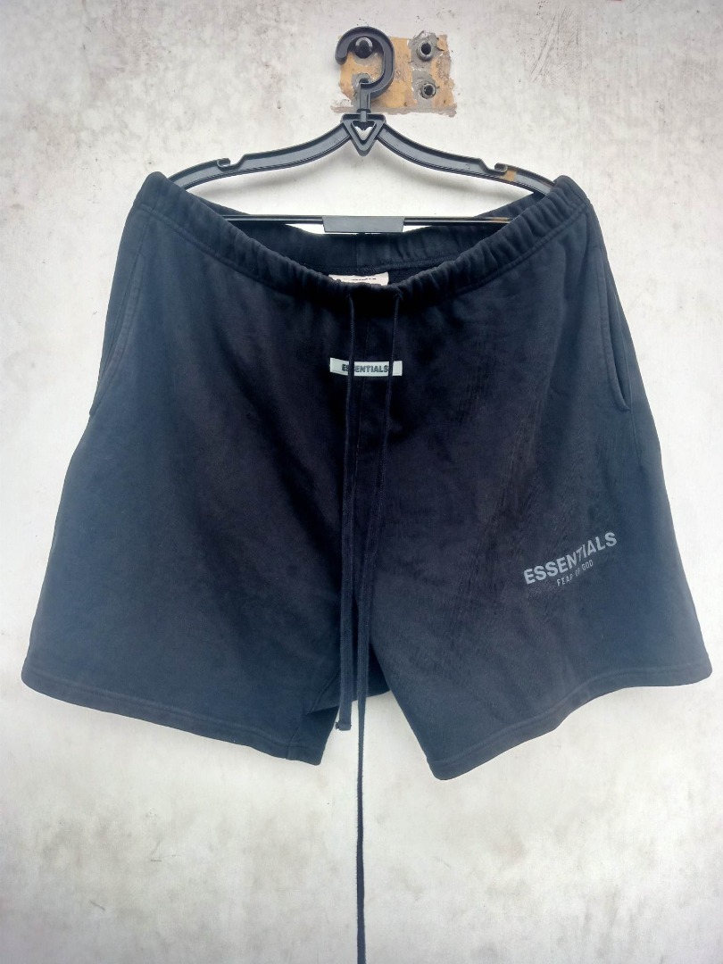 ESSENTIALS REFLECTORIZED SHORT, Men's Fashion, Bottoms, Shorts on Carousell
