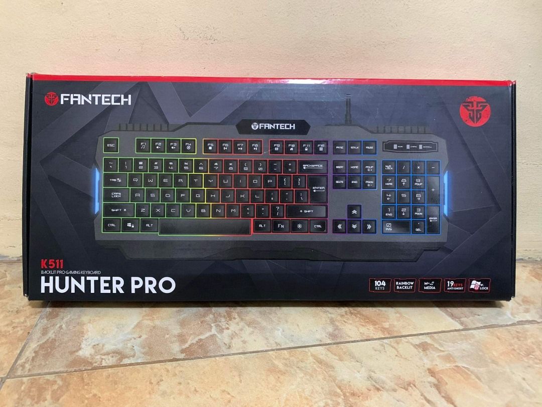 Fantech k511 RGB Backlit Gaming Keyboard, Computers & Tech, Parts ...