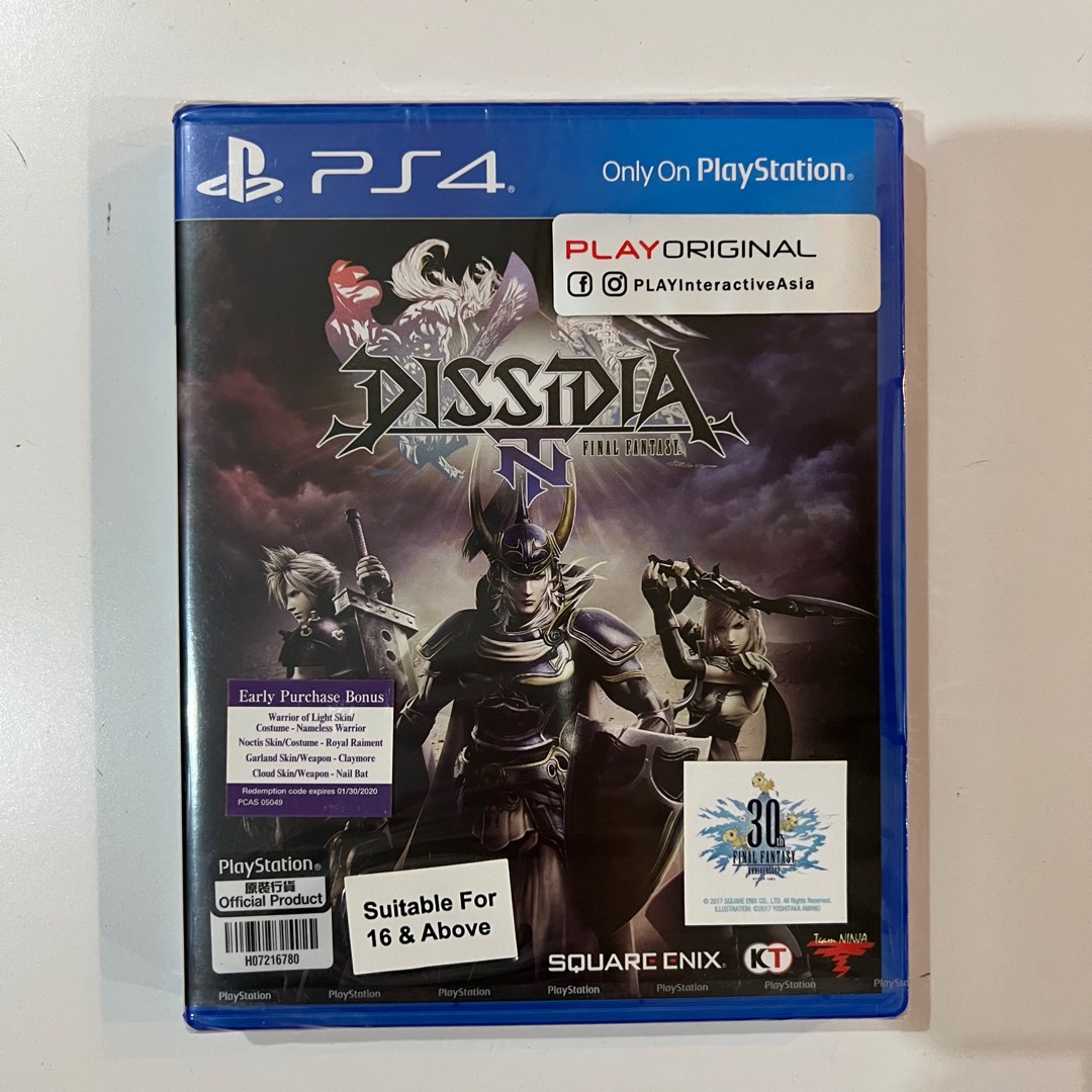 Final Fantasy Dissidia NT PS4 Games, Video Gaming, Video Games ...