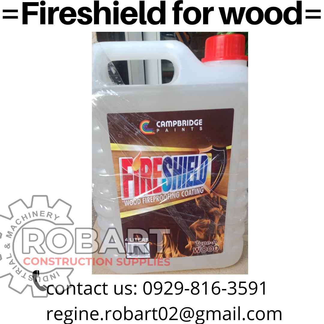 =Fireshield for wood=, Commercial & Industrial, Construction Tools & Equipment on Carousell